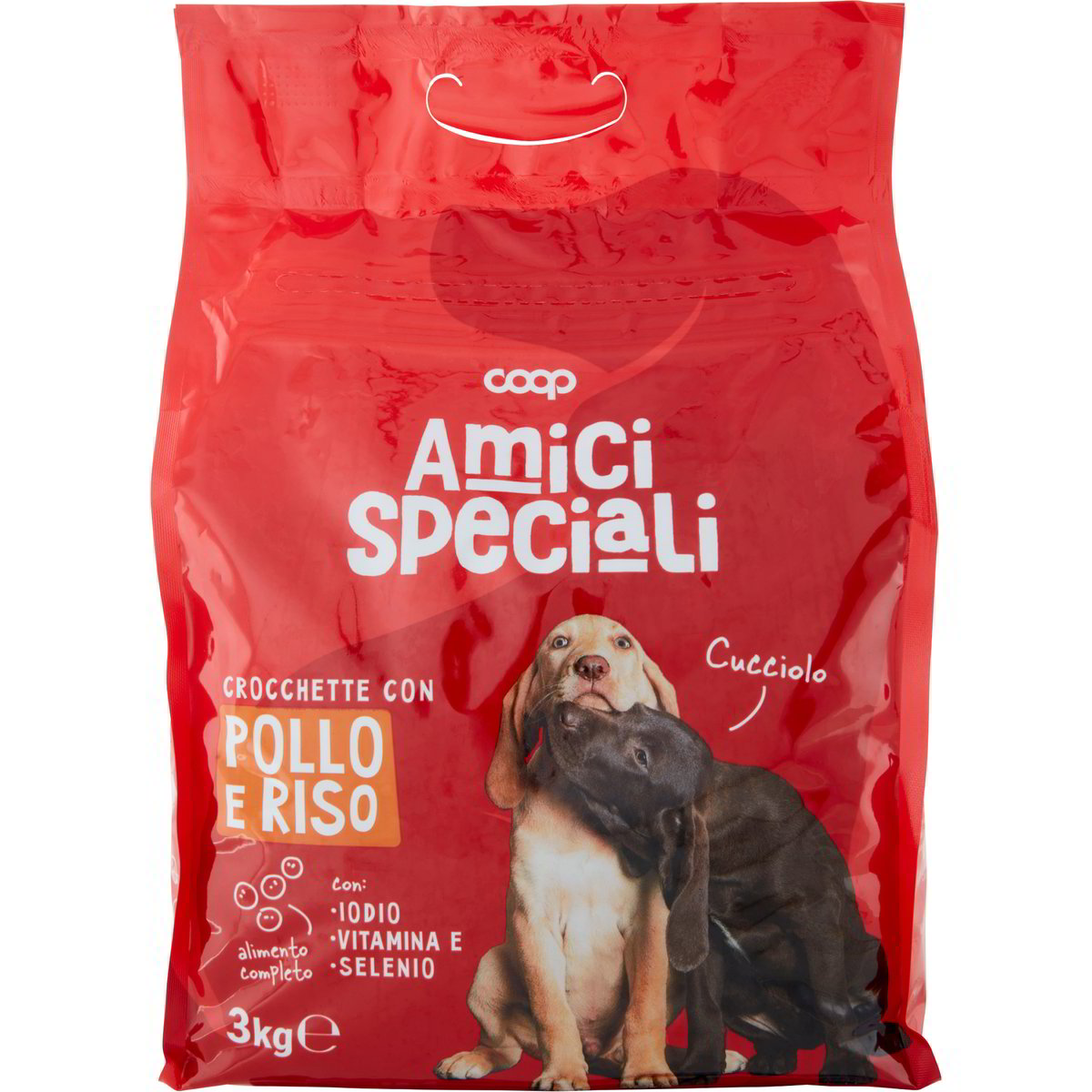 Crocchette per cani con pollo e riso junior COOP - AMICI SPECIALI 3000 ...
