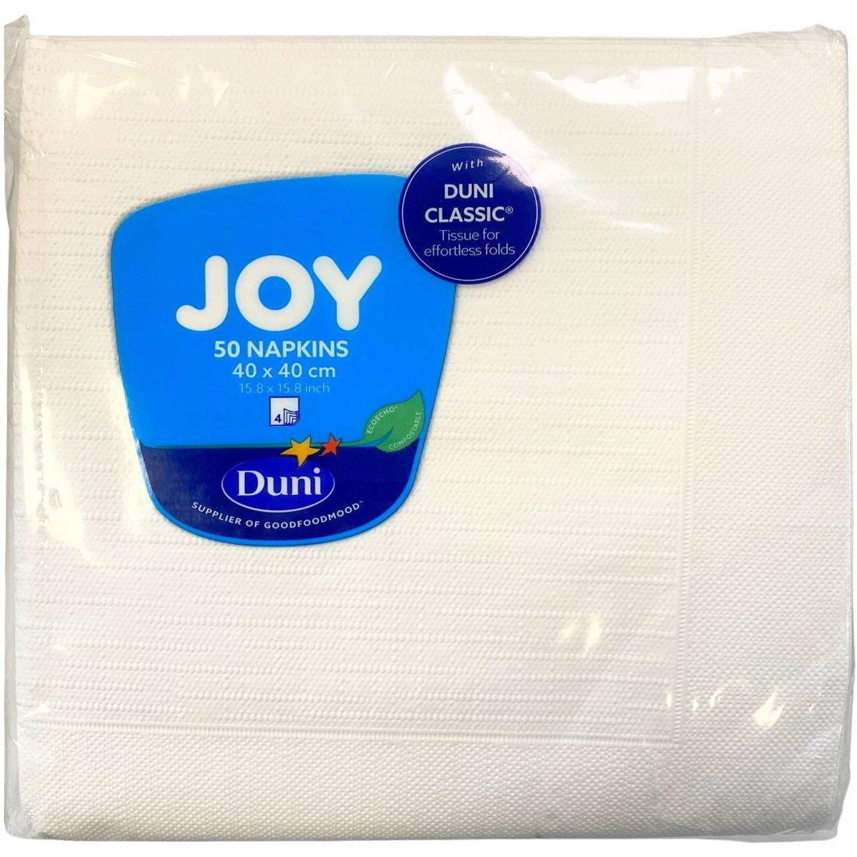 Tovaglioli joy 40x40cm 4veli x50 DUNI 1 PZ - Coop Shop