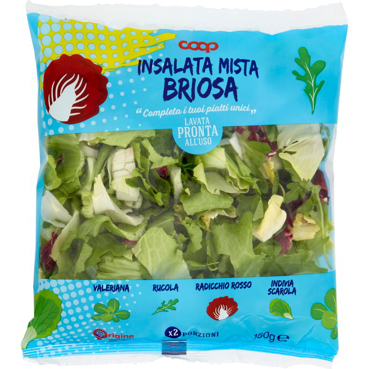 Insalata mista briosa COOP - ORIGINE 150 G - Coop Shop