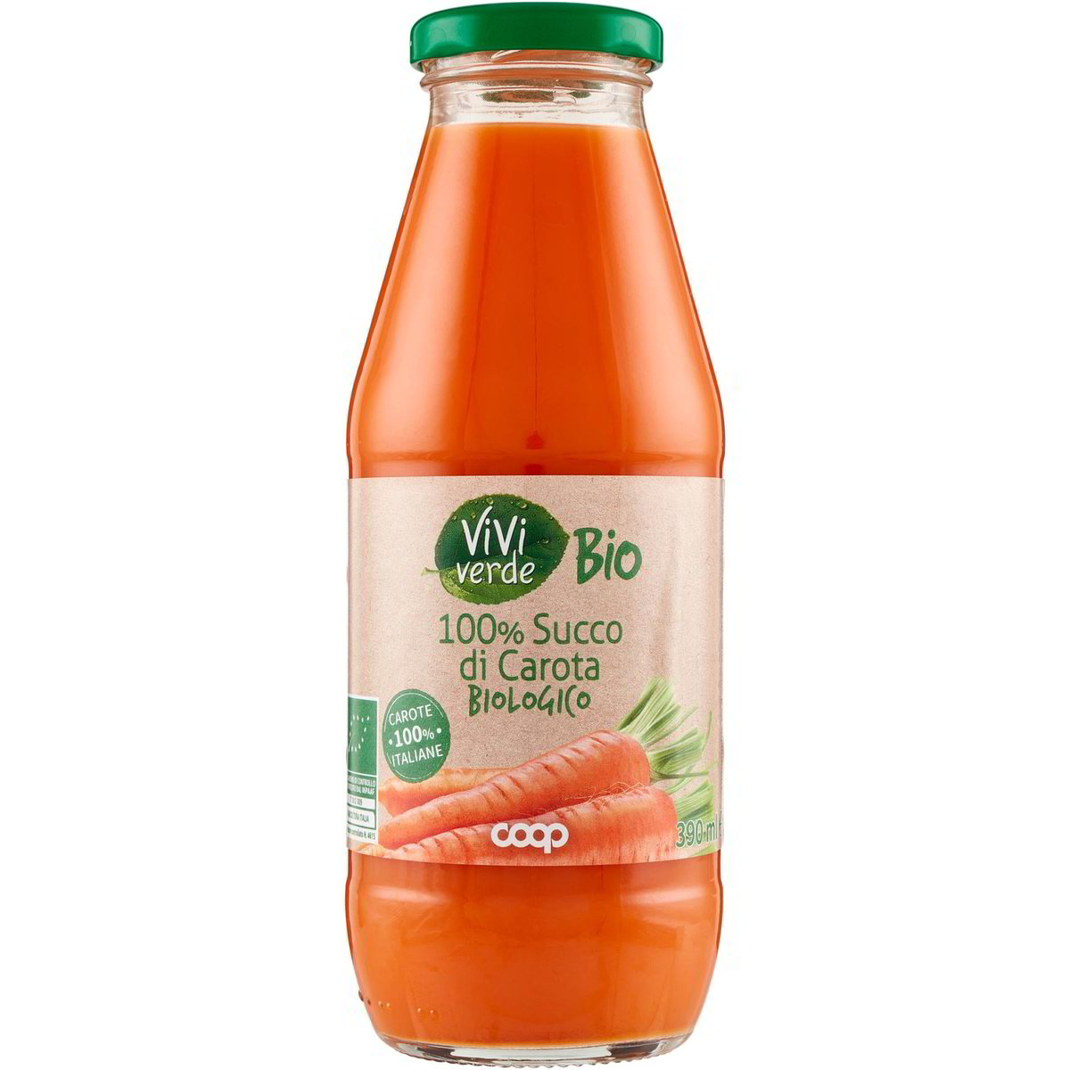 Succo di carota 100% bio COOP - VIVI VERDE 390 ML - Coop Shop