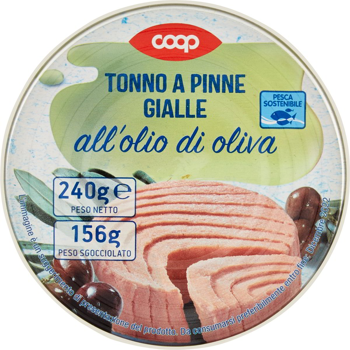 Tonno a pinne gialle all'olio d'oliva COOP 240 G - Coop Shop