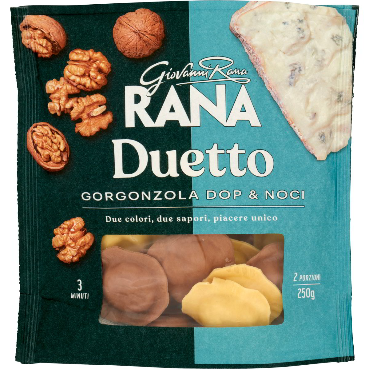 Ravioli duetto al gorgonzola DOP e noci RANA 250 G - Coop Shop