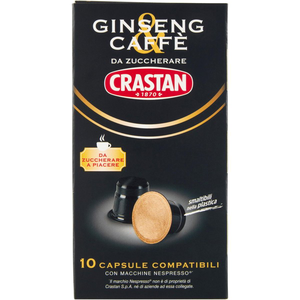 Capsule caffè al ginseng x10 CRASTAN - NESPRESSO 37 G - Coop Shop
