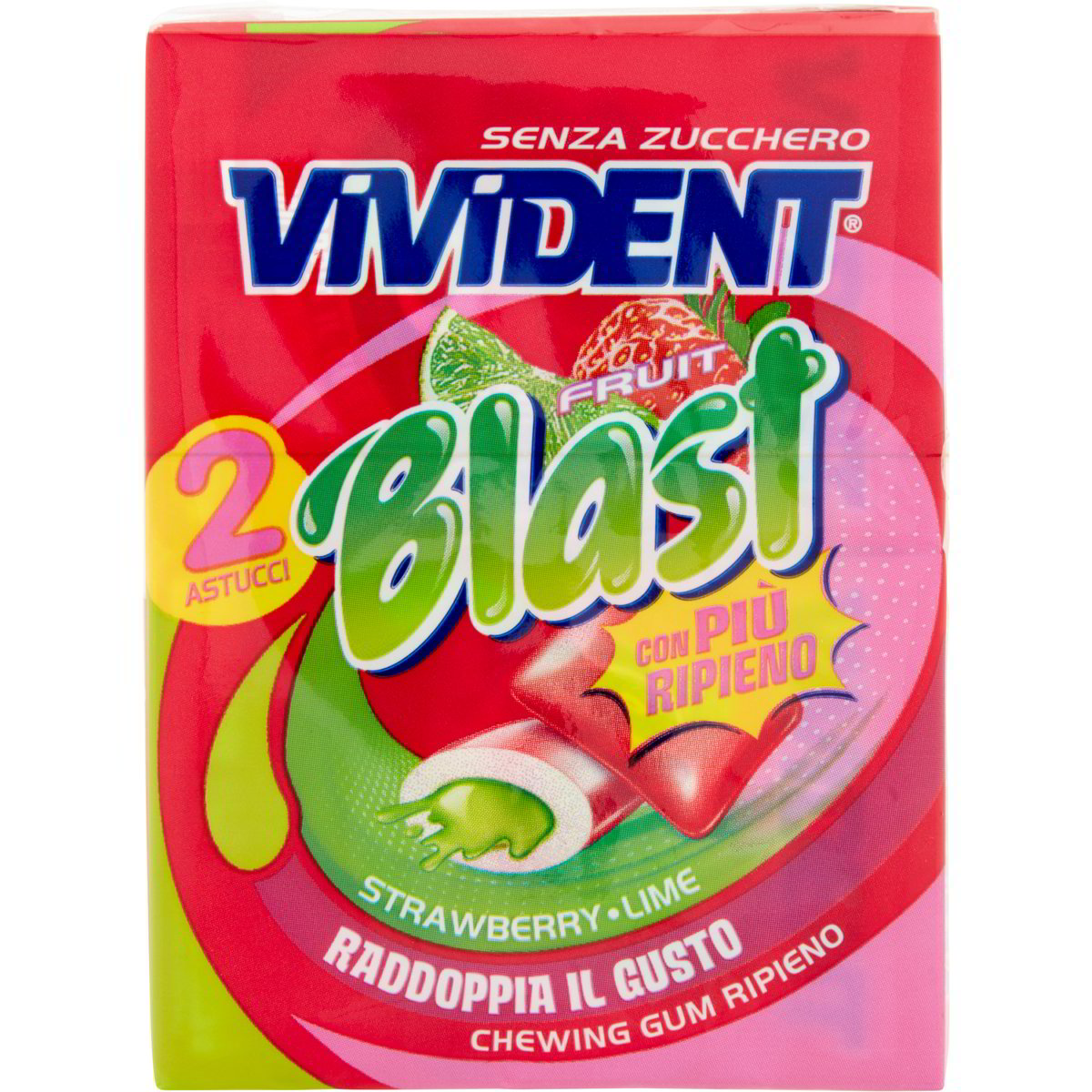 Chewing gum blast frutti x2 VIVIDENT 60 G - Coop Shop