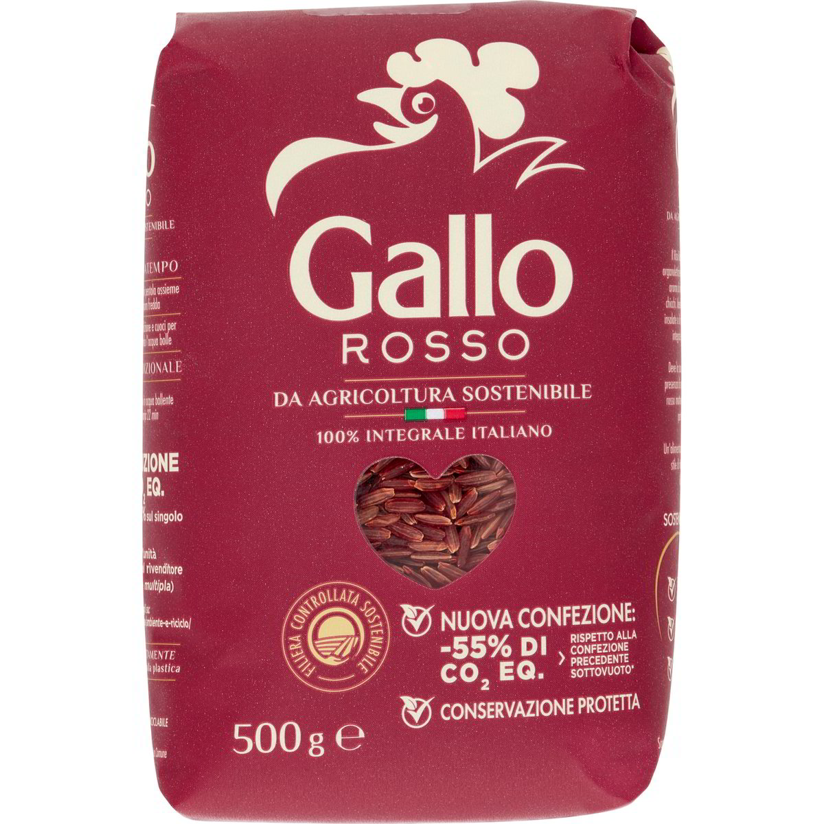 Riso rosso integrale italiano e sostenibile RISO GALLO 500 G - Coop Shop
