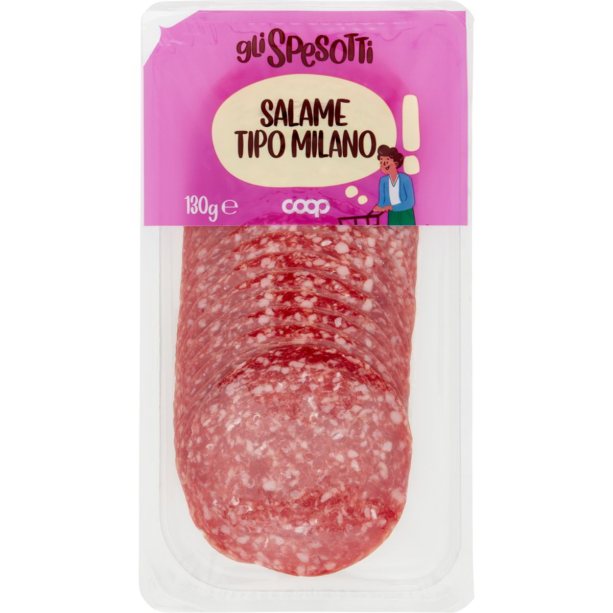 Salame tipo milano COOP - GLI SPESOTTI 130 G - Coop Shop