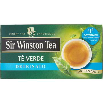 Tè verde deteinato x20 SIR WINSTON 35 G - Coop Shop