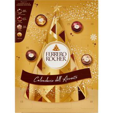 Calendario dell'avvento ferrero rocher FERRERO 300 G - Coop Shop