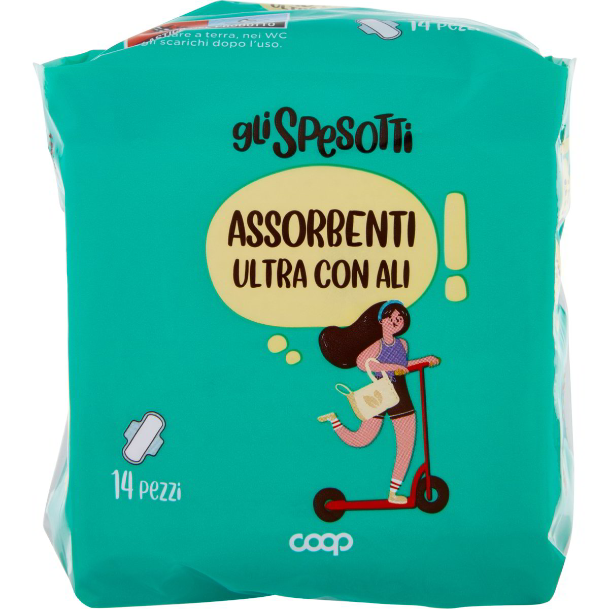 Assorbenti ultra con ali da giorno x14 COOP - GLI SPESOTTI 1 PZ - Coop Shop