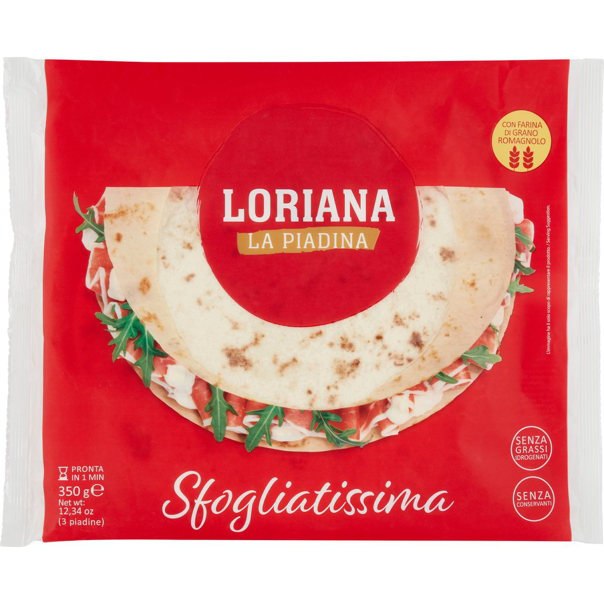 Piadina sfogliatissima LORIANA 350 G - Coop Shop