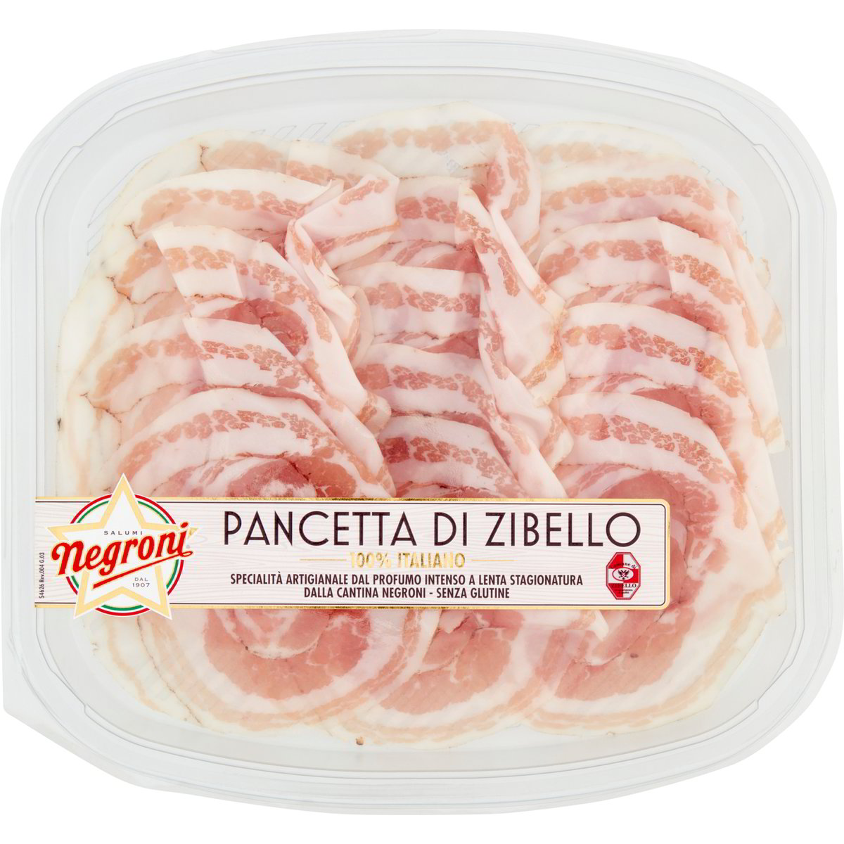Pancetta di zibello NEGRONI 80 G - Coop Shop