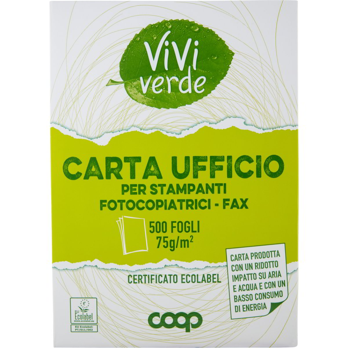 Risma fogli a5 copy a 75g x500 COOP - VIVI VERDE 1 PZ - Coop Shop