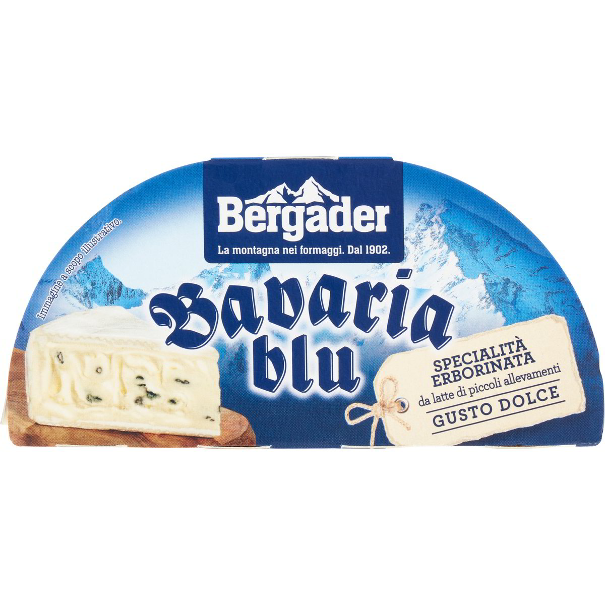 Formaggio bergader blu dolce BAVARIA 175 G - Coop Shop