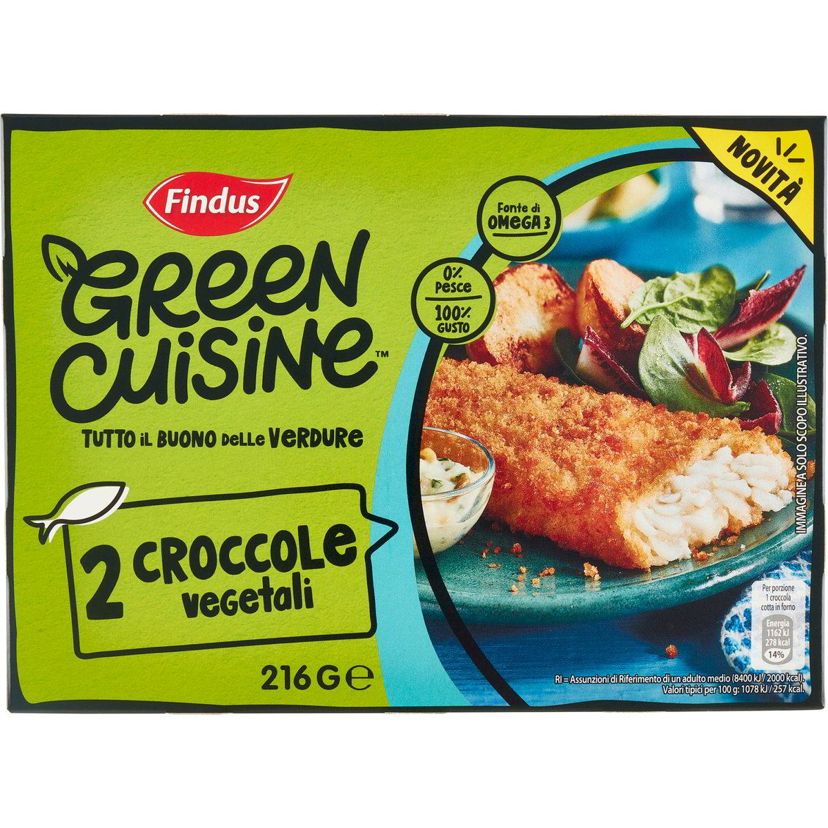 Croccole vegetali green cuisine x2 FINDUS 216 G - Coop Shop