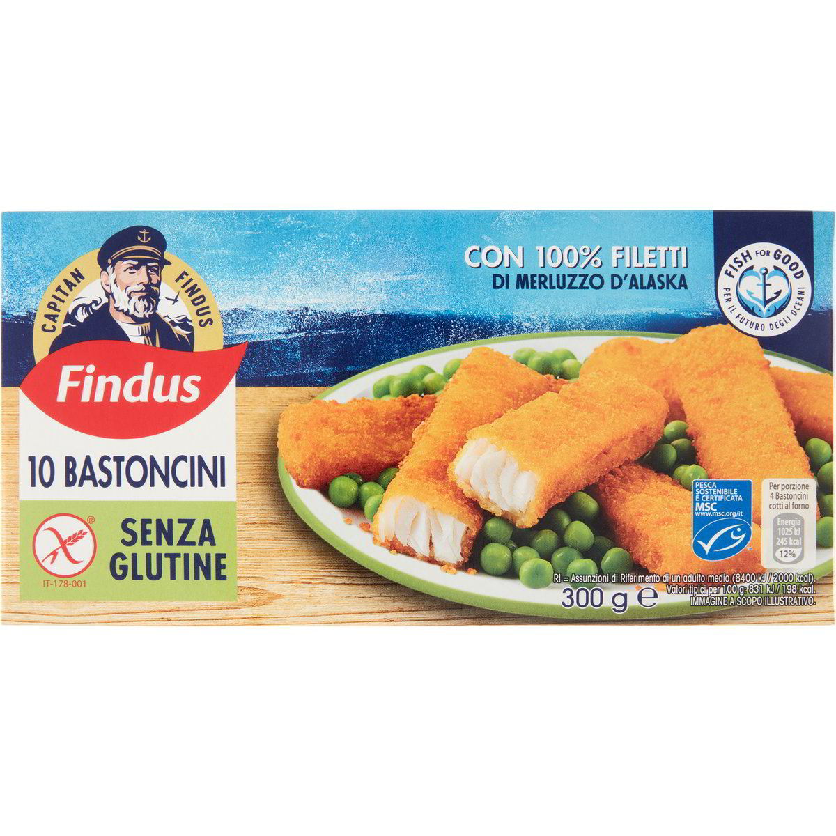 Merluzzo 10 bastoncini FINDUS 300 G - Coop Shop