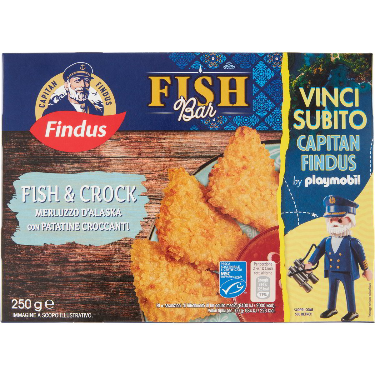 Merluzzo d'alaska con patatine fish&crock FINDUS 250 G - Coop Shop