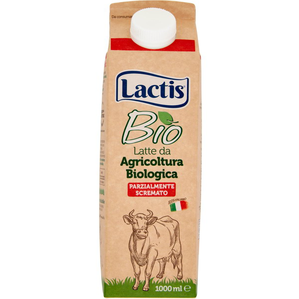 Latte uht parzialmente scremato da agricoltura bio LACTIS 1000 ML ...