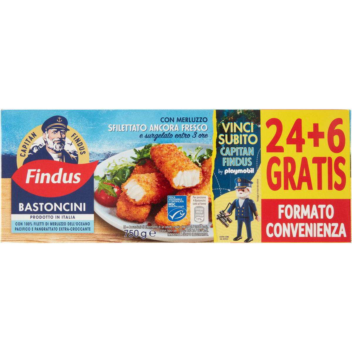 Merluzzo 30 bastoncini FINDUS 750 G - Coop Shop