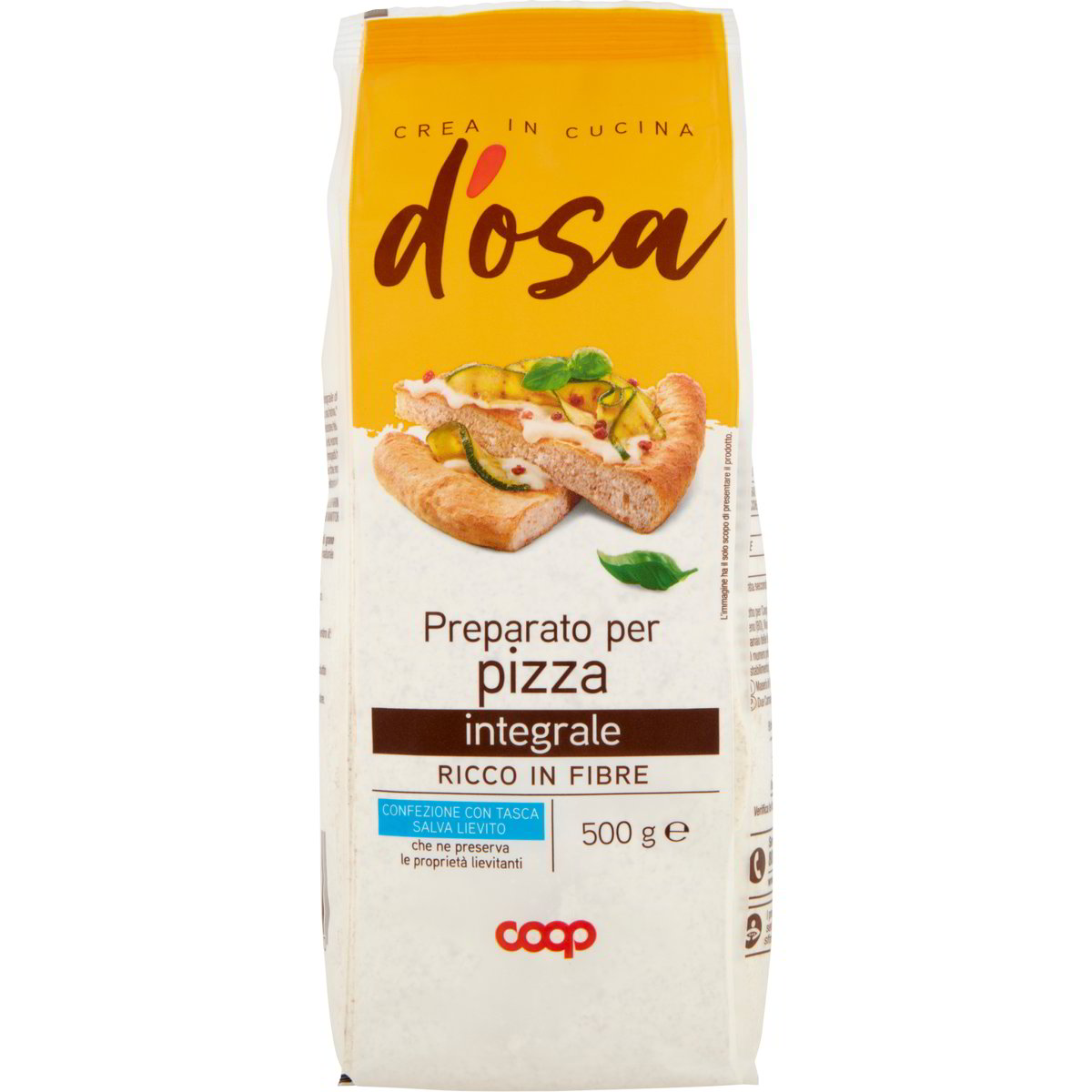 Preparato per pizza integrale COOP - D'OSA 500 G - Coop Shop