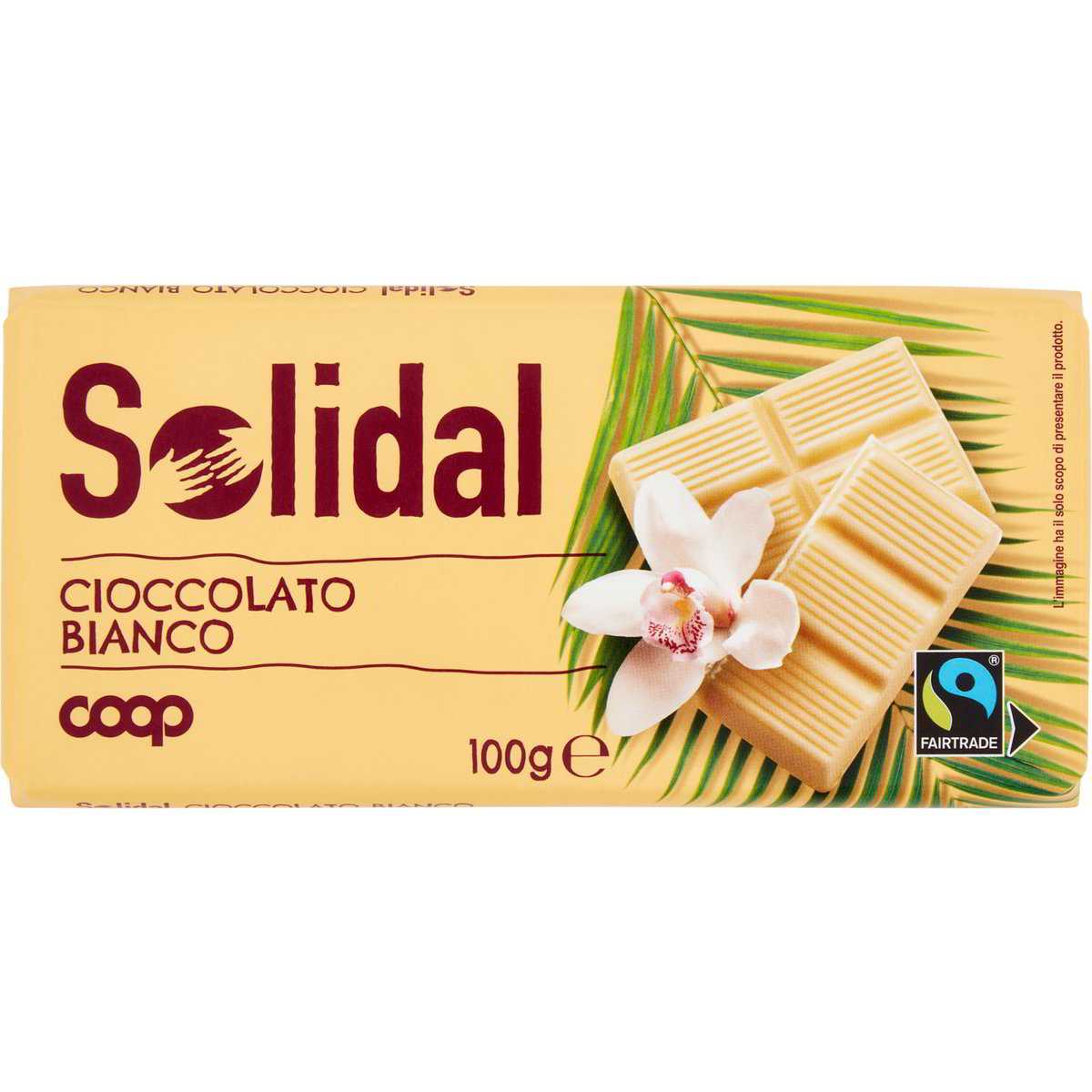Tavoletta cioccolato bianco COOP - SOLIDAL 100 G - Coop Shop
