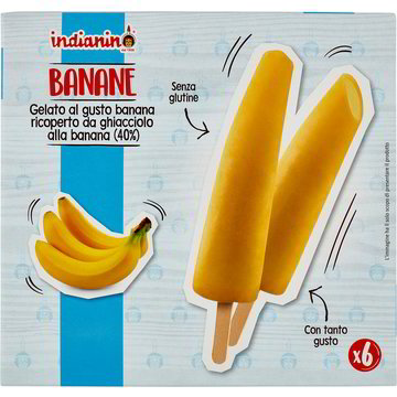 Stecco gelato indianino banane INDIAN 6 X 60 G - Coop Shop