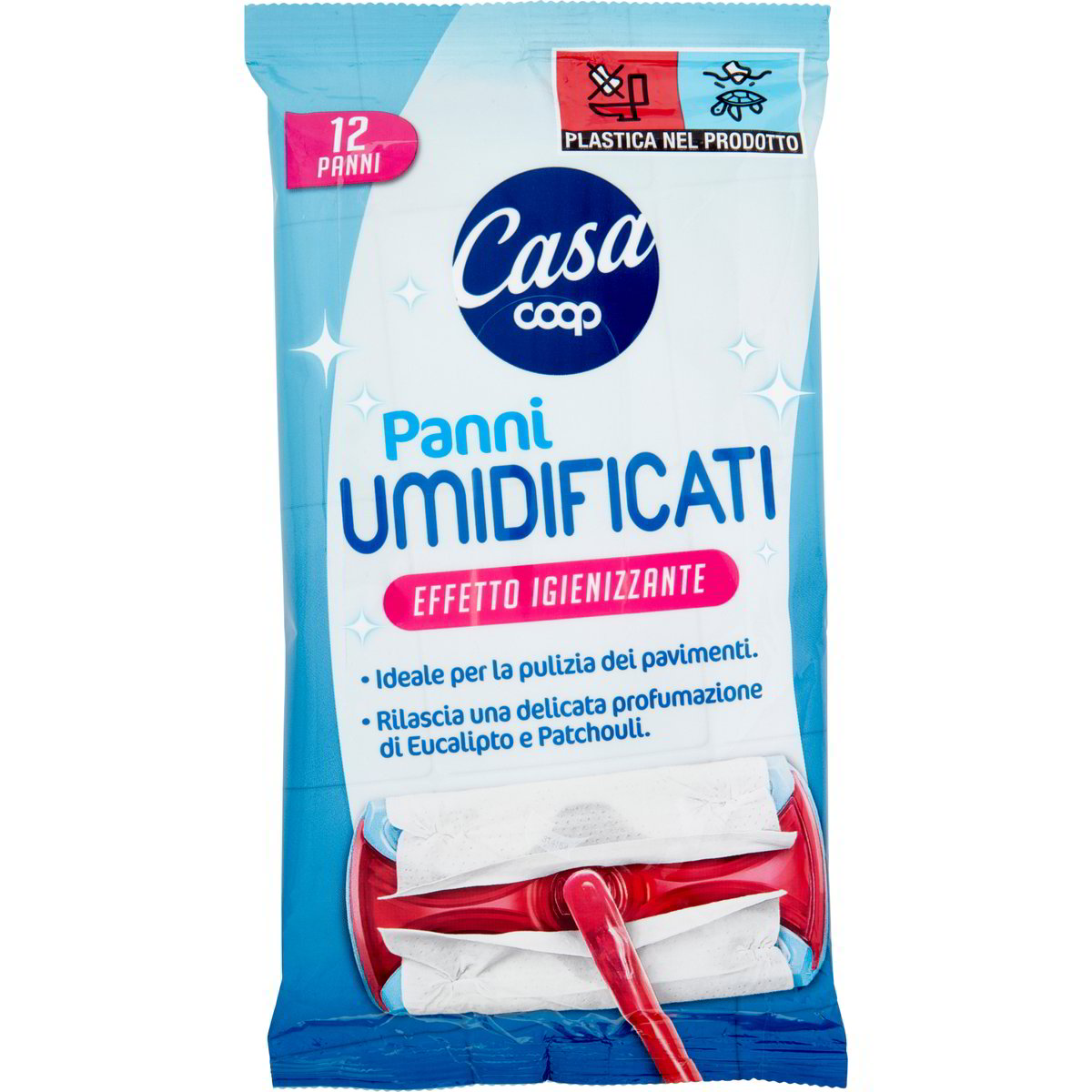 Panni lavapavimenti umidificati x12 COOP - CASA 1 PZ - Coop Shop
