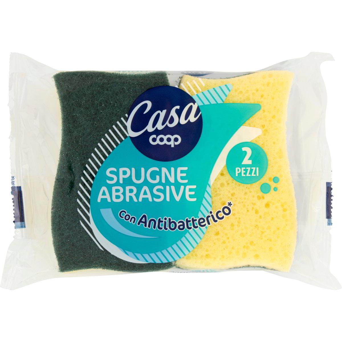Spugna abrasiva con antibatterico x2 COOP - CASA 1 PZ - Coop Shop