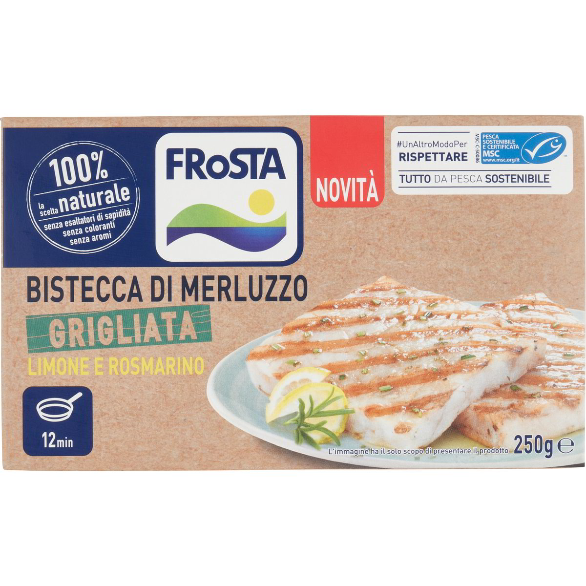 Merluzzo bistecca grigliata limone/rosmarino FROSTA 250 G - Coop Shop