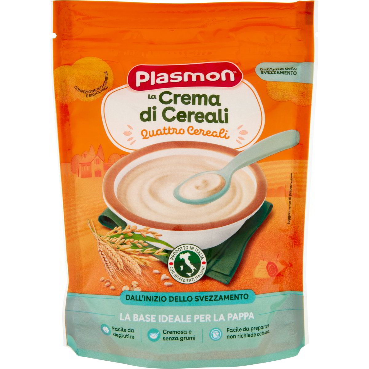 Crema di cereali ai quattro cereali PLASMON 200 G - Coop Shop