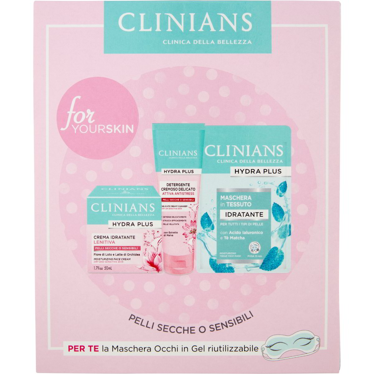 Confezione regalo cura viso hydra plus CLINIANS 1 PZ - Coop Shop