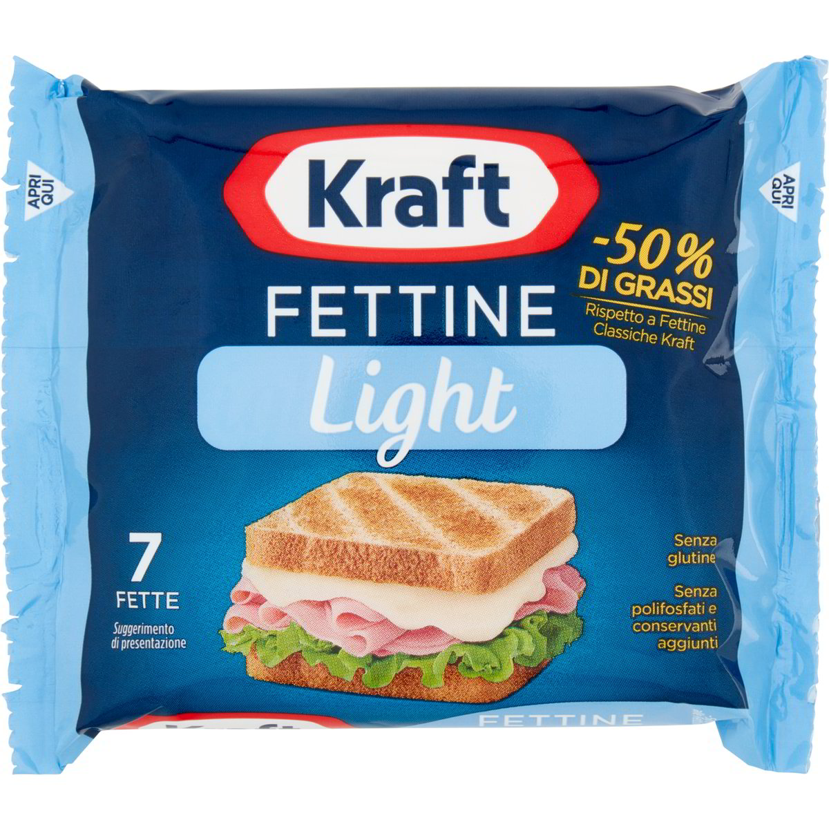 Formaggio a fette fettine light KRAFT 175 G - Coop Shop