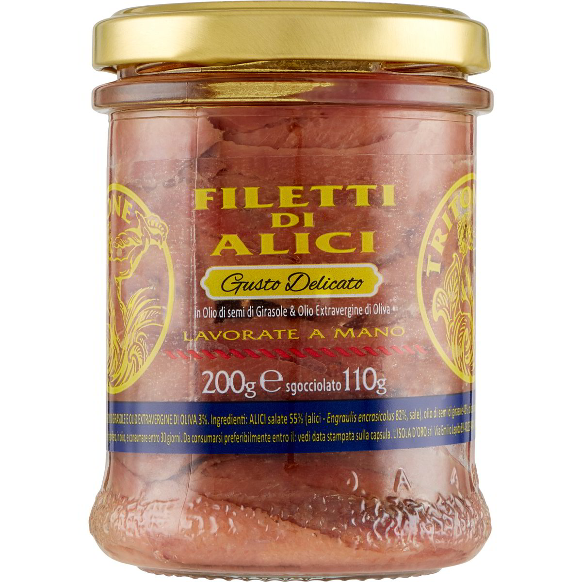 Alici filetti gusto delicato TRITONE 200 G - Coop Shop
