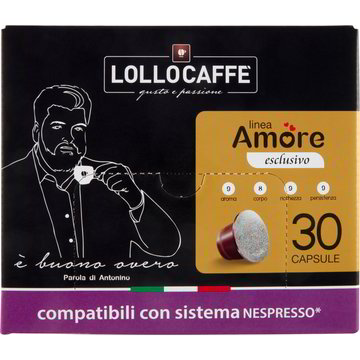 Capsule caffè linea amore esclusivo x30 LOLLOCAFFE' - NESPRESSO 1 PZ - Coop Shop