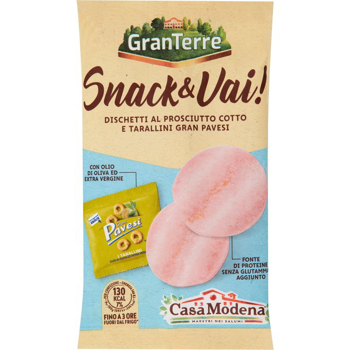 Snack prosciutto cotto e tarallini gran pavesi CASA MODENA 50 G - Coop Shop
