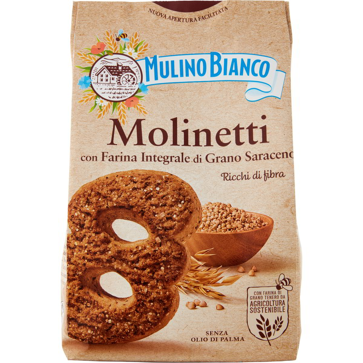 Biscotti molinetti integrali di grano saraceno MULINO BIANCO 350 G ...