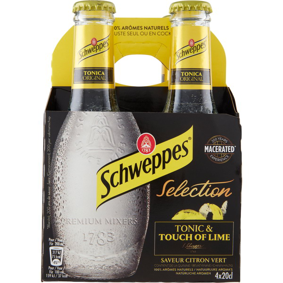 Tonica x4 SCHWEPPES 4 X 200 ML - Coop Shop
