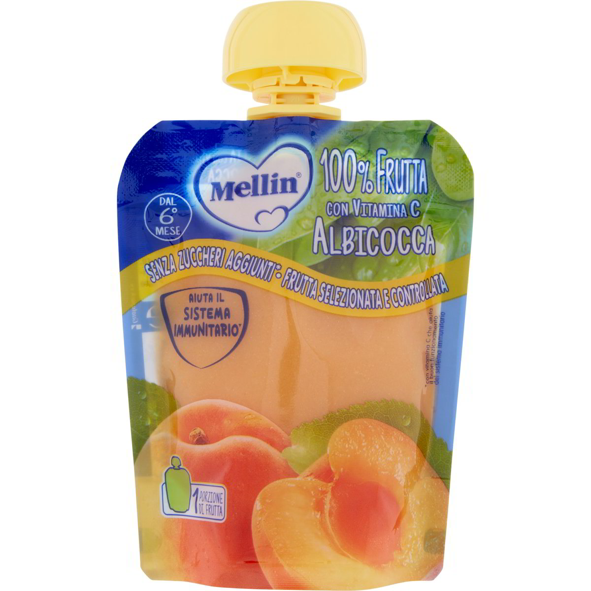 Frutta frullata pouch albicocca MELLIN 90 G - Coop Shop
