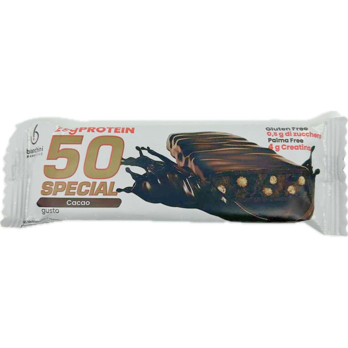 Barretta proteica gusto cacao 50 special BIANCHINI POWERFOOD 50 G ...