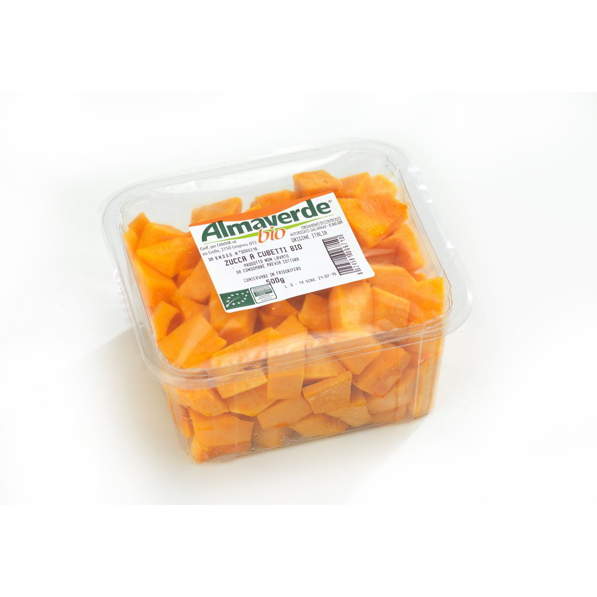 Zucca a cubetti ALMAVERDE BIO 500 G - Coop Shop