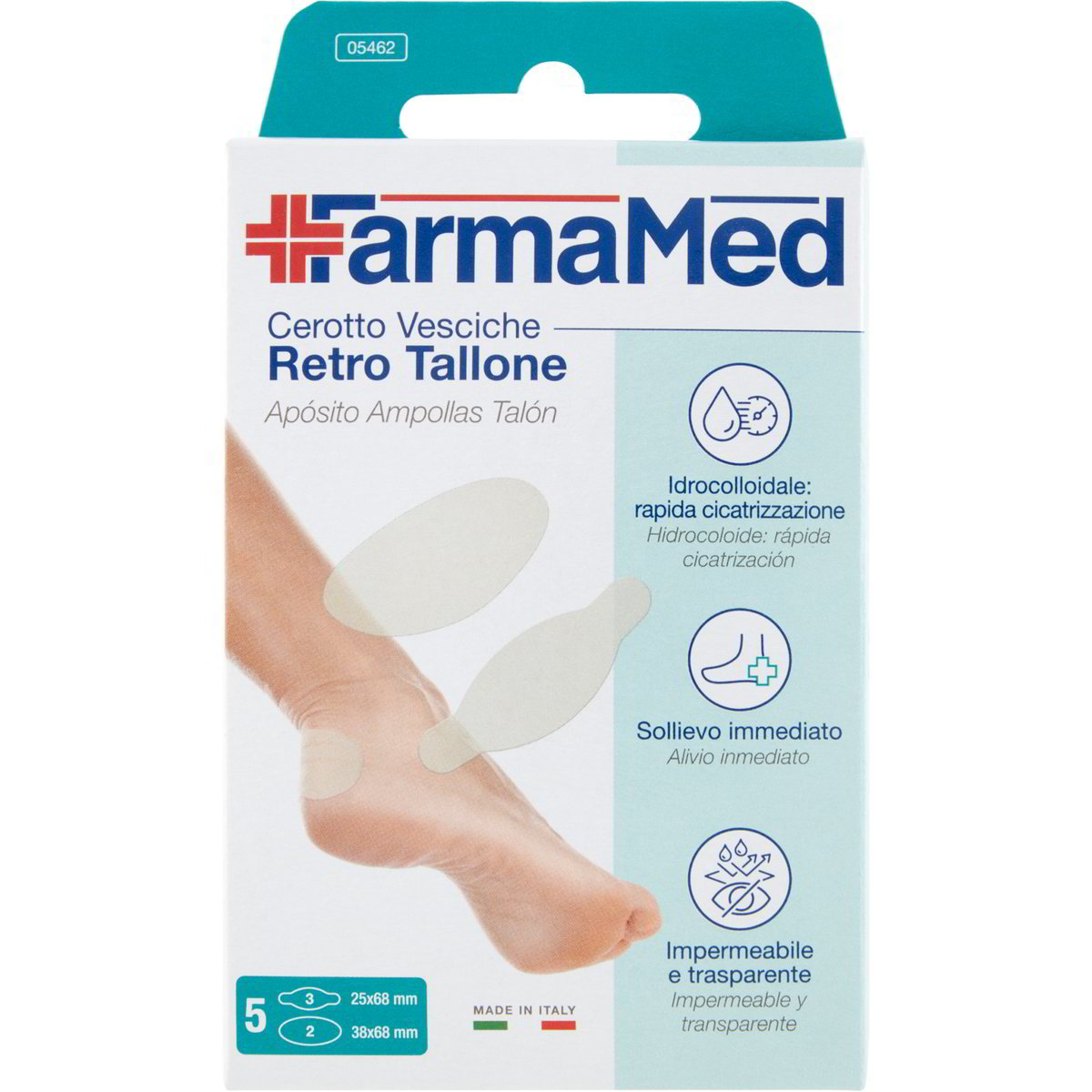 Cerotti per vesciche retro tallone x5 FARMAMED 1 PZ - Coop Shop