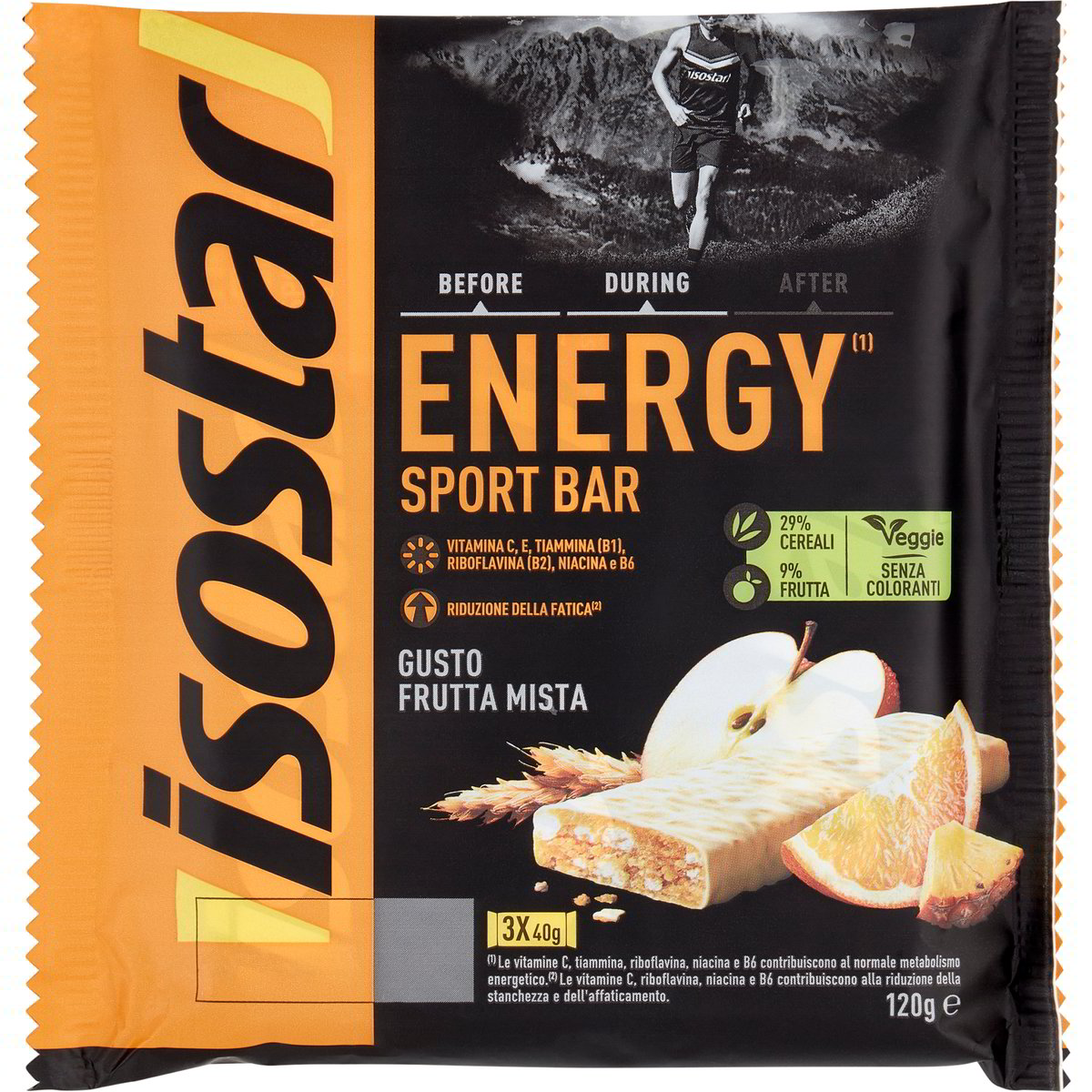 Barrette isostad energy sport frutta mista ISOSTAD 3 X 40 G - Coop Shop