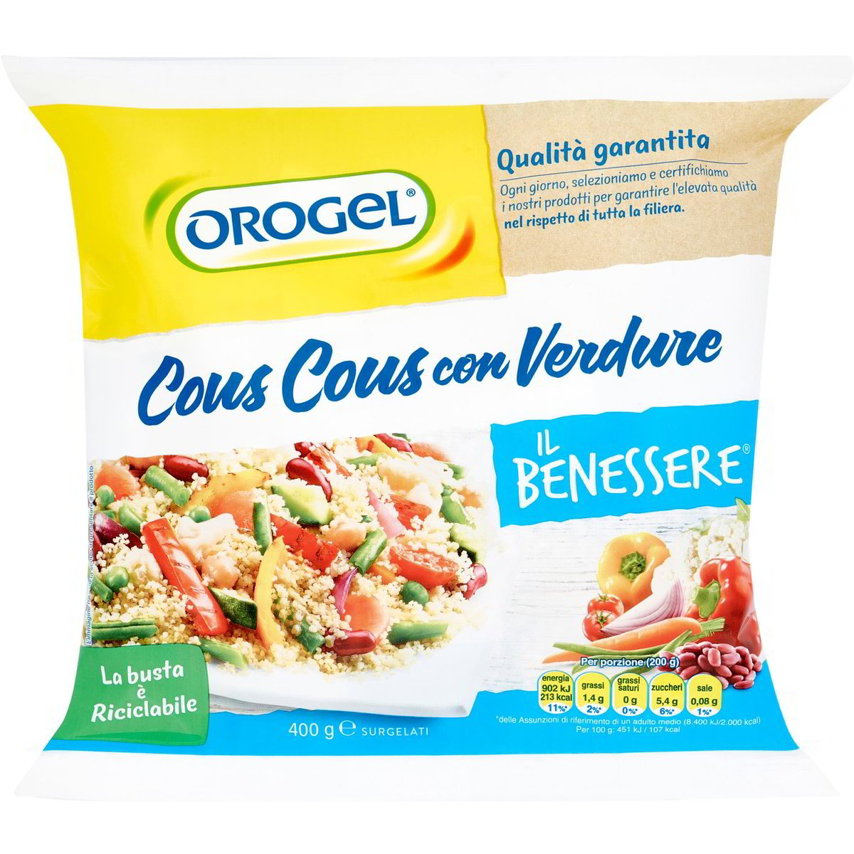 Cous cous con verdure OROGEL 400 G - Coop Shop