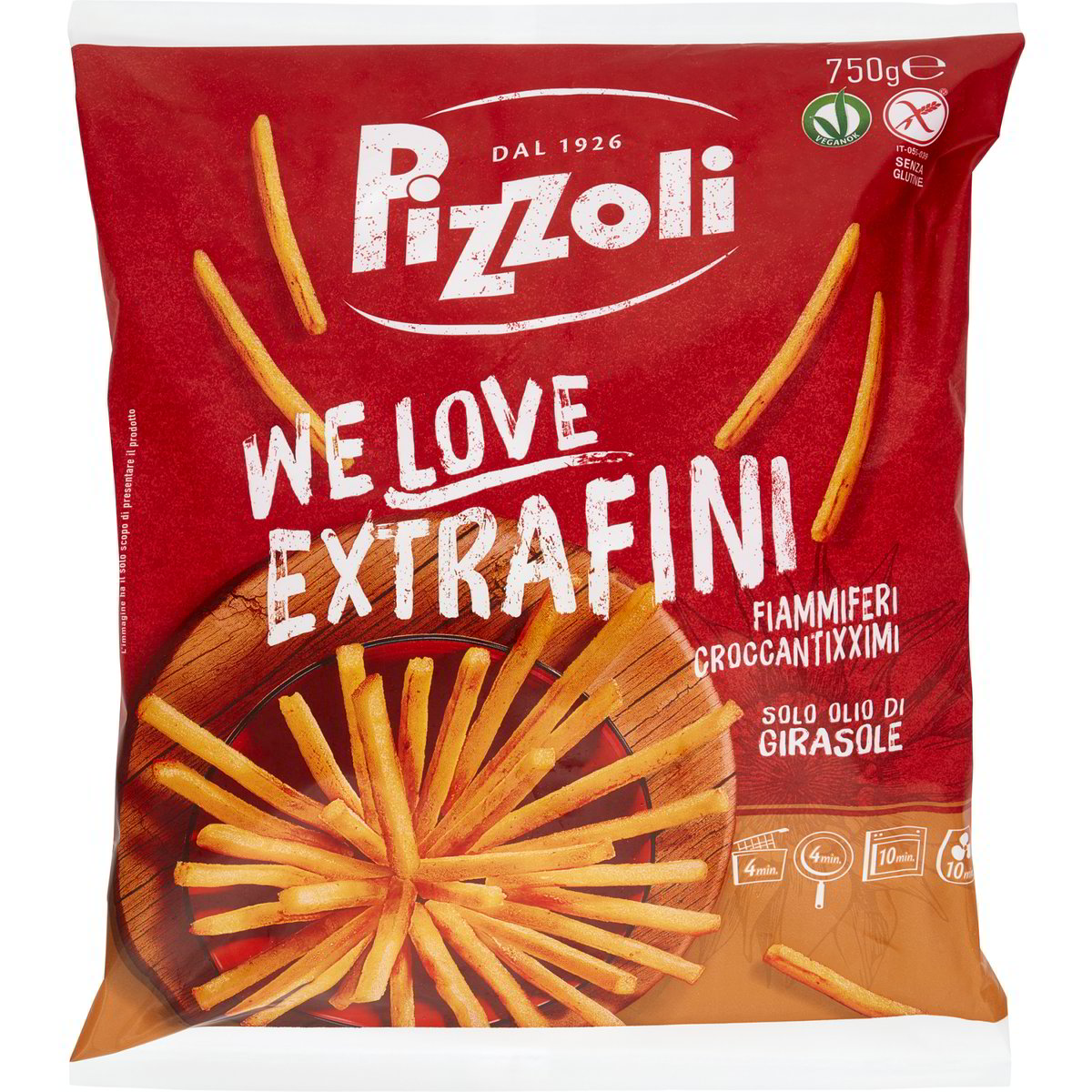 Patatine fiammiferi extra fini PIZZOLI 750 ML - Coop Shop
