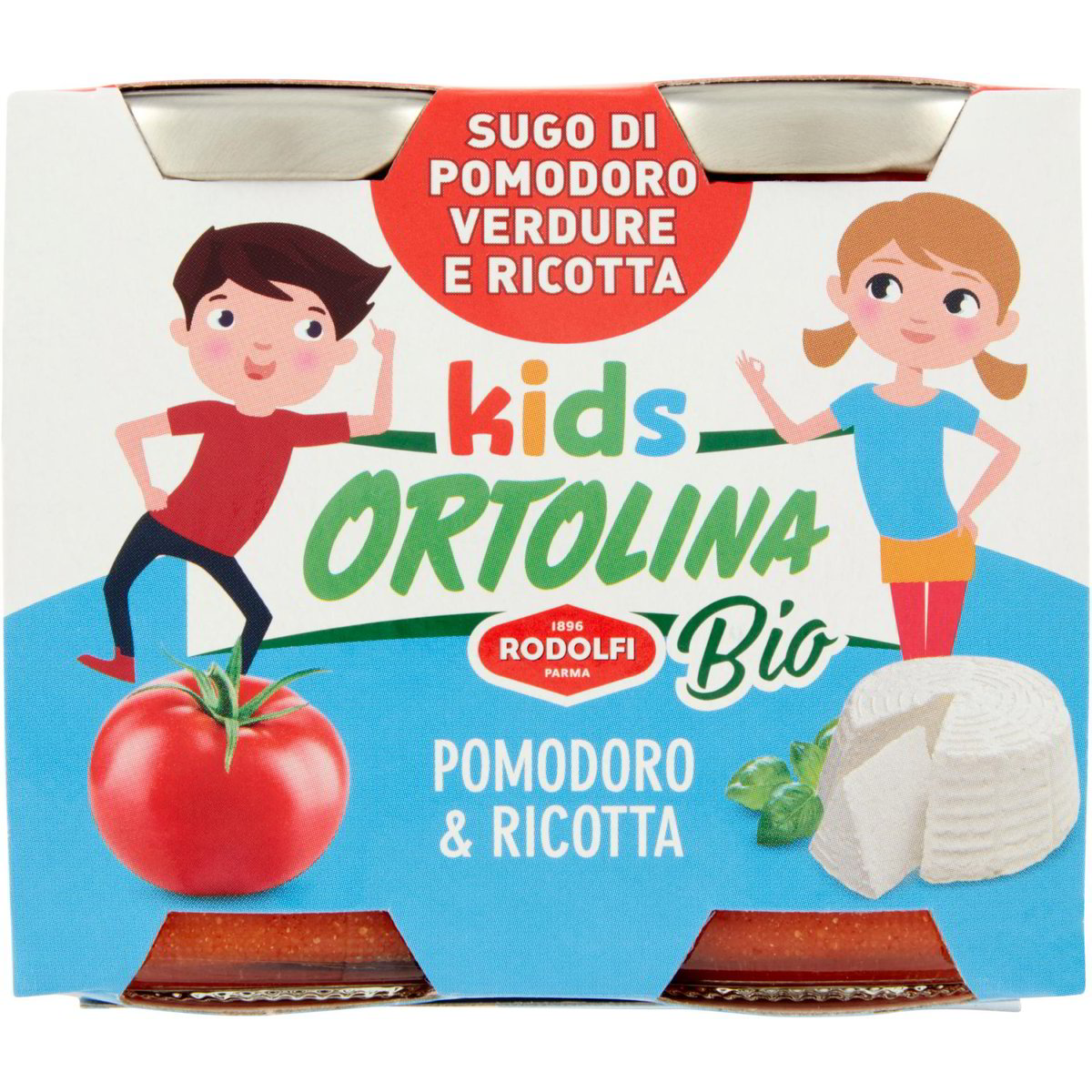 Sugo pronto di pomodoro, verdure e ricotta kids ORTOLINA 200 G - Coop Shop
