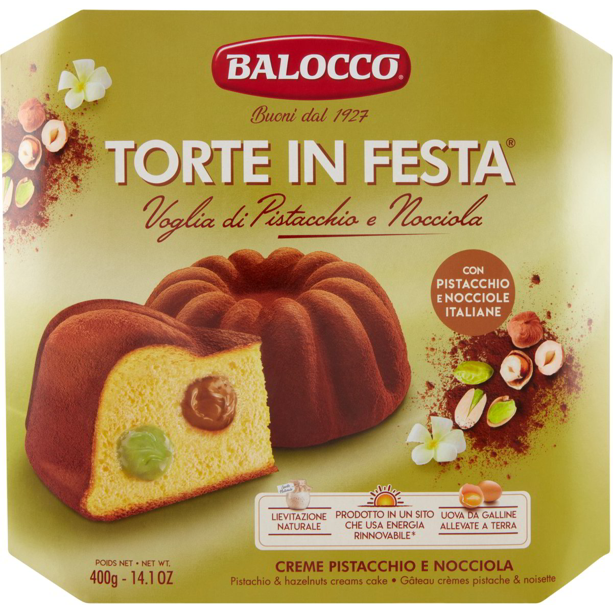 Torta con crema di pistacchio e nocciola BALOCCO 400 G - Coop Shop