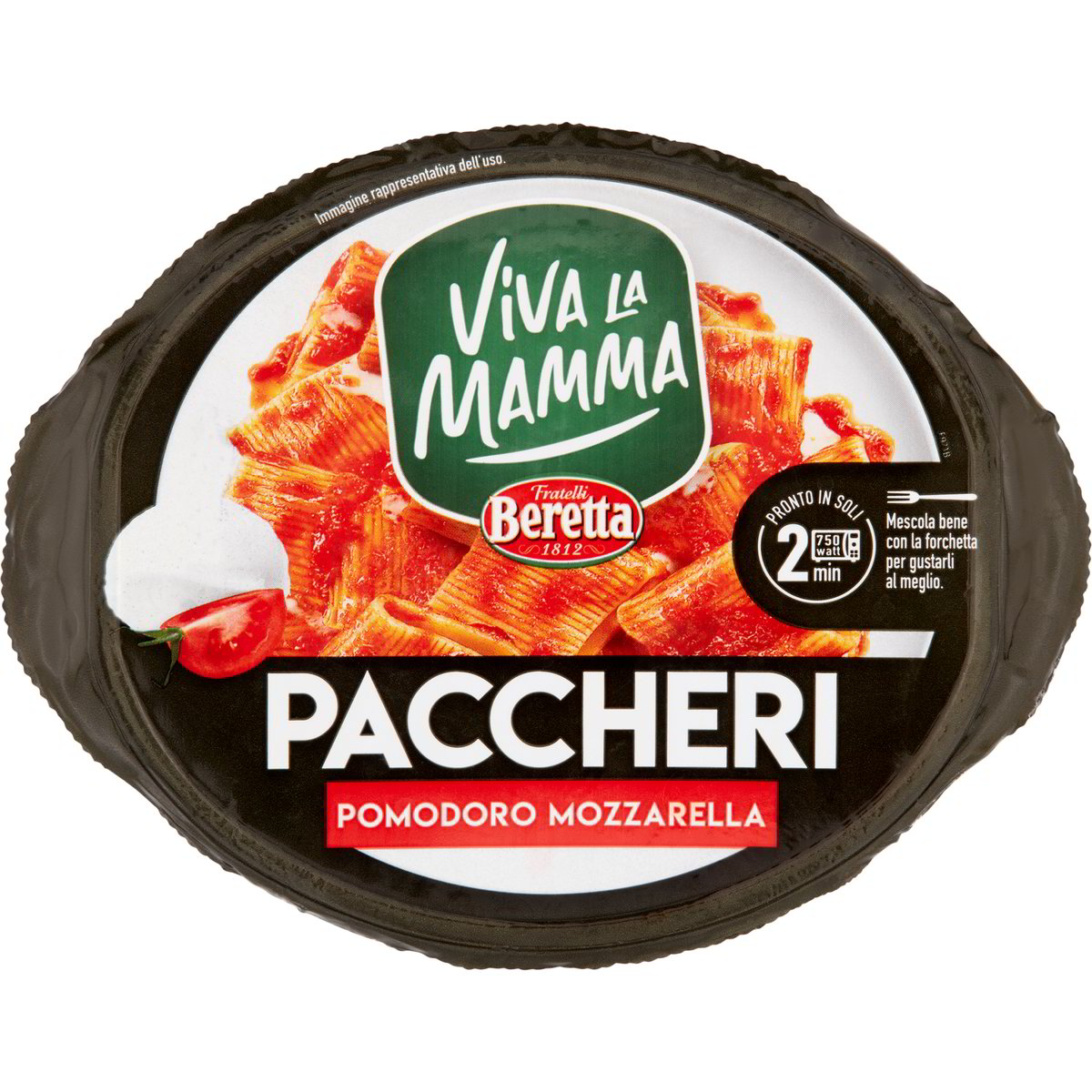 Paccheri al pomodoro e mozzarella viva la mamma FRATELLI BERETTA 1812 ...