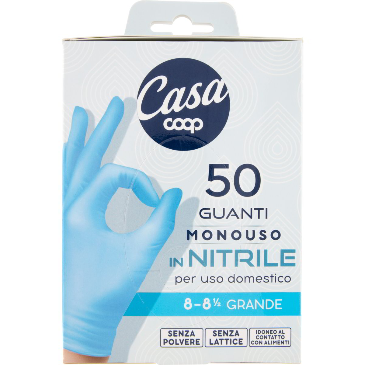 Guanti in nitrile monouso grandi x50 COOP - CASA 1 PZ - Coop Shop