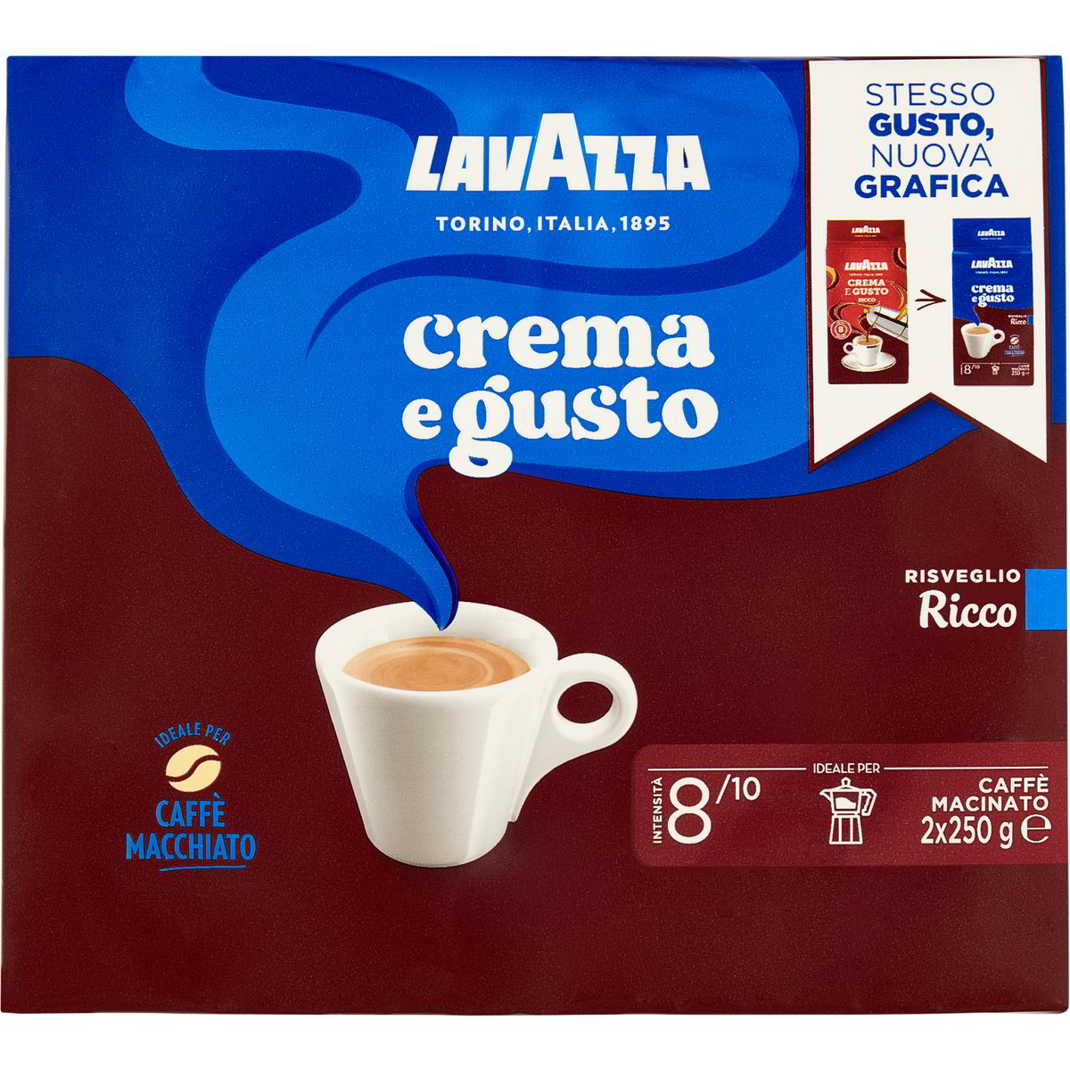 CAFFE' G.RICCO LAVAZZA 2X250 G - Coop Shop