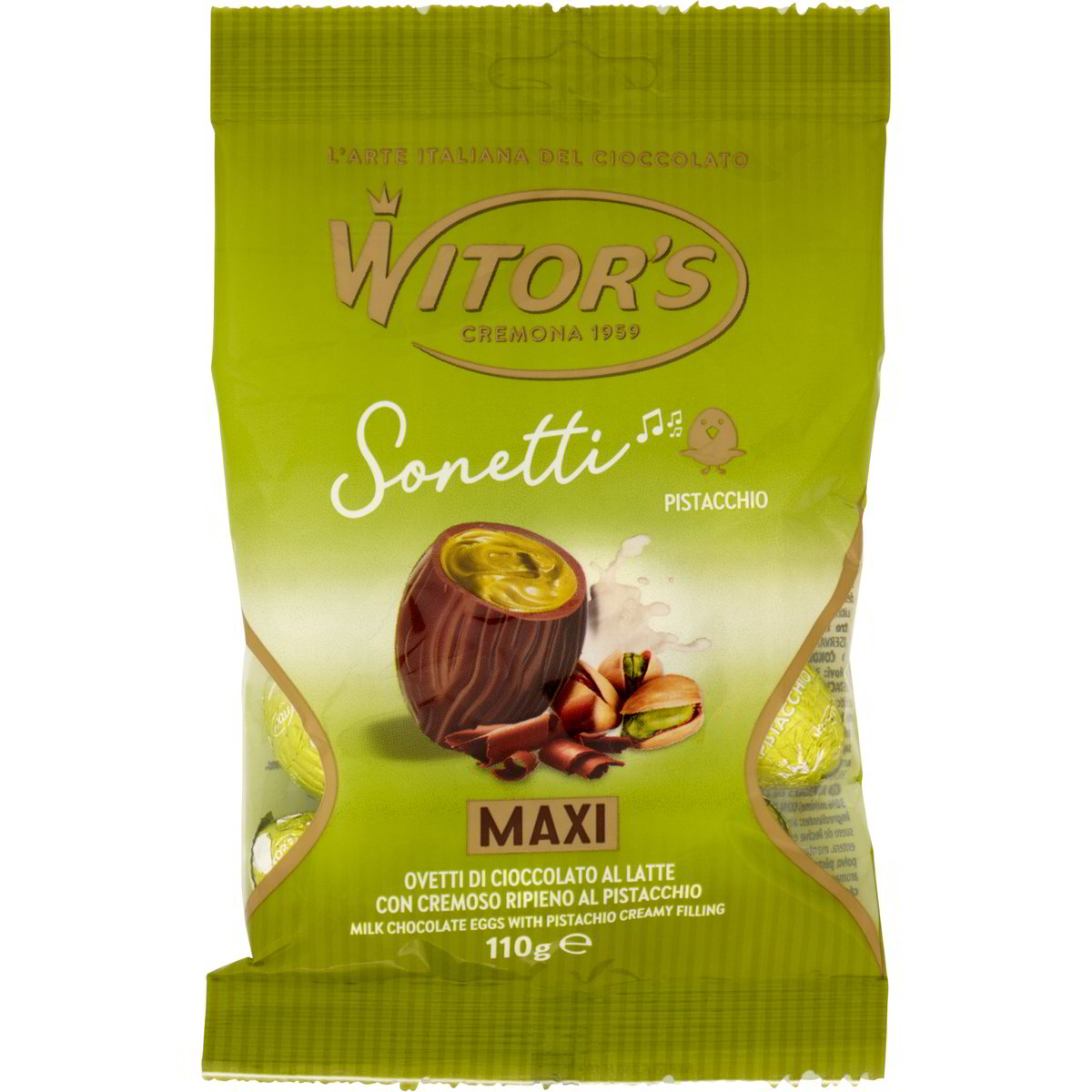 Cioccolatini ovetti maxi sonetti al pistacchio WITOR'S 110 G - Coop Shop