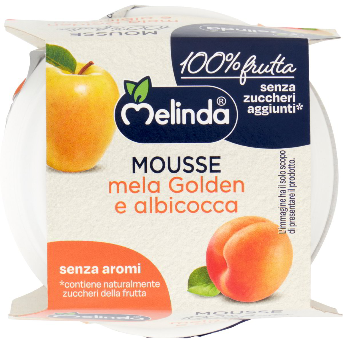 Mousse frutta mela golden/albicocca x2 MELINDA 2 X 100 G - Coop Shop